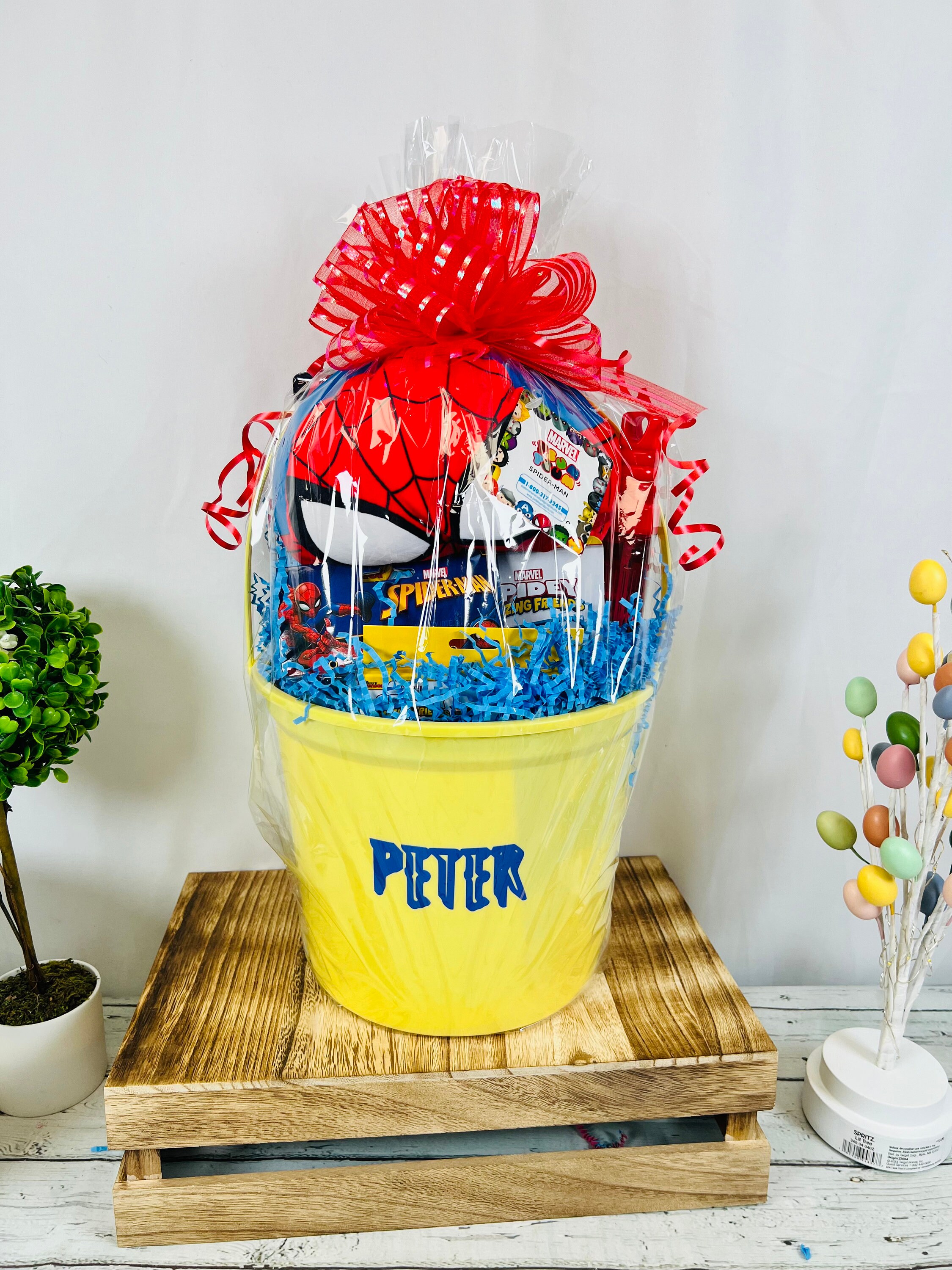 READY TO SHIP** Pre Filled Superhero Themed Gift Basket for Kids | Boys ...