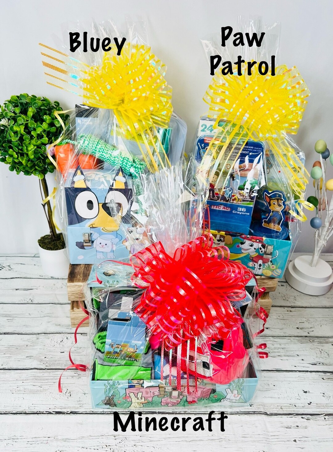 Pre Filled Easter Bucket | Small Themed Gift Basket | Paw Patrol Gift ...