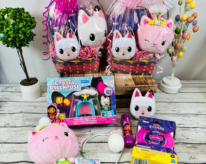 7 Piece Pre Filled Themed Easter Basket for Kids | Gabby's Dollhouse ...