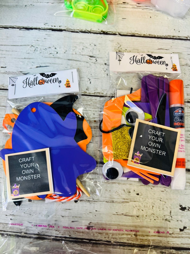 READY TO SHIP** Deluxe Halloween Craft Kit: Kids Activity Busy Box - Etsy