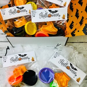 Halloween Play Doh Kids Favors Trick or Treat Non Candy Handout ...