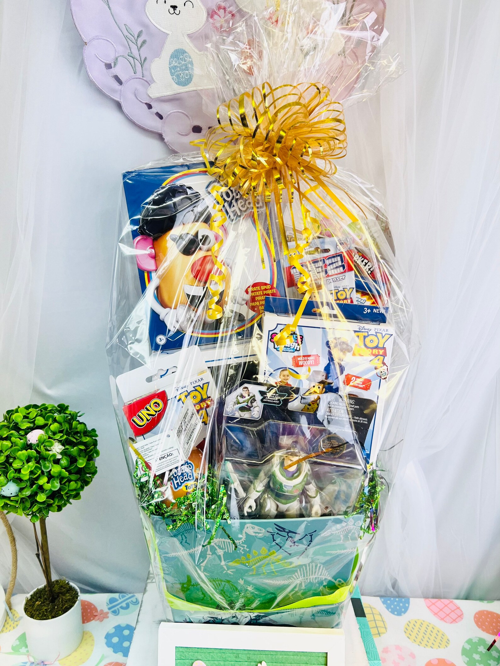 10 Piece Toy Story Buzz Lightyear Prefilled Kids Gift Basket Birthday ...