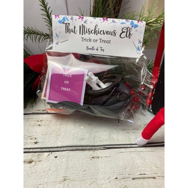 NEW Elf Doll Christmas Elf Mischievous Elf Kit Trick or Treat Elf Accessory Elf Activity ...