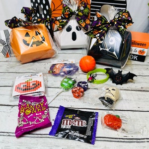 Personalized Monster Boxes Halloween Handout Trick or Treat Kids ...