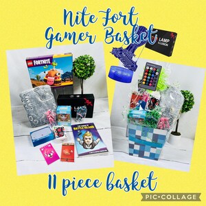 Minecraft Themed Easter Baskets | Prefilled Easter Basket | Stuffed ...