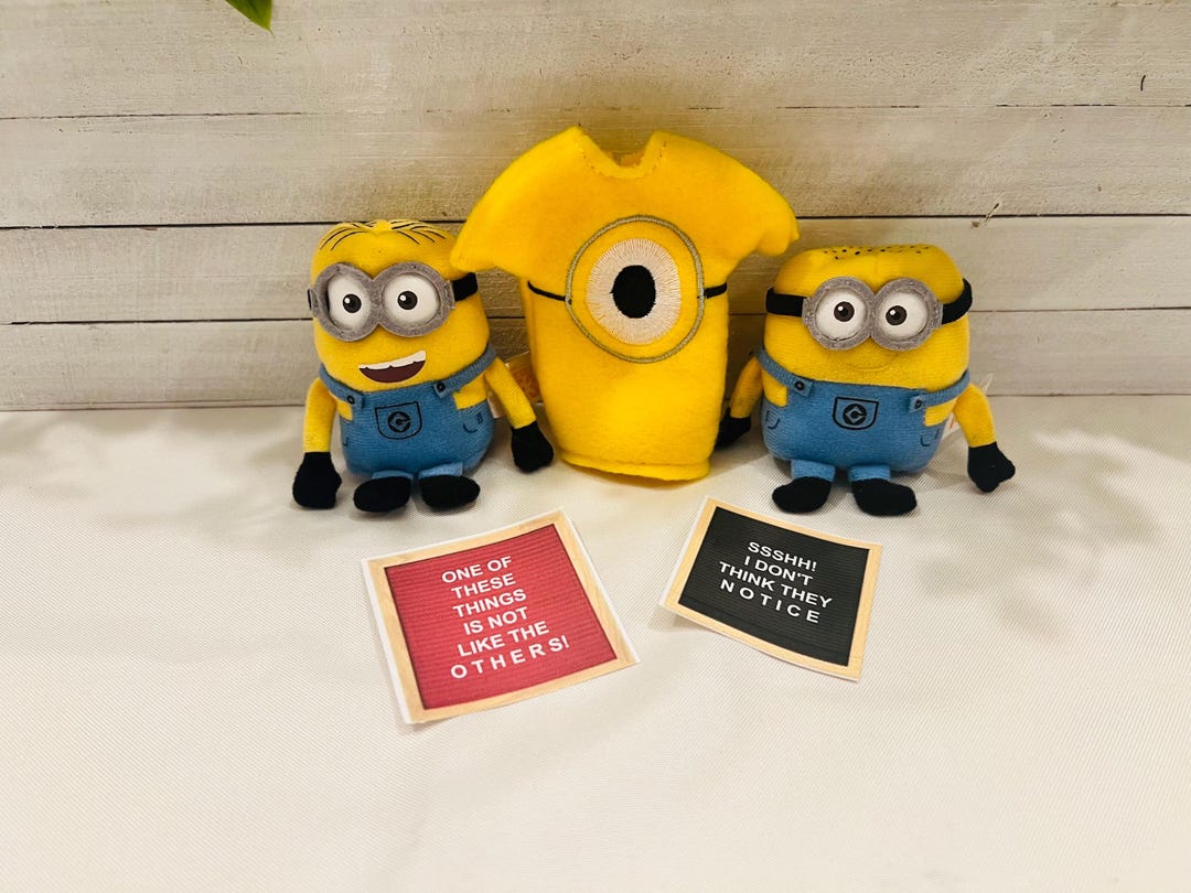 Minion Elf Doll Kit: Imposter Minion Outfit, Plush Minions & Signs - Etsy