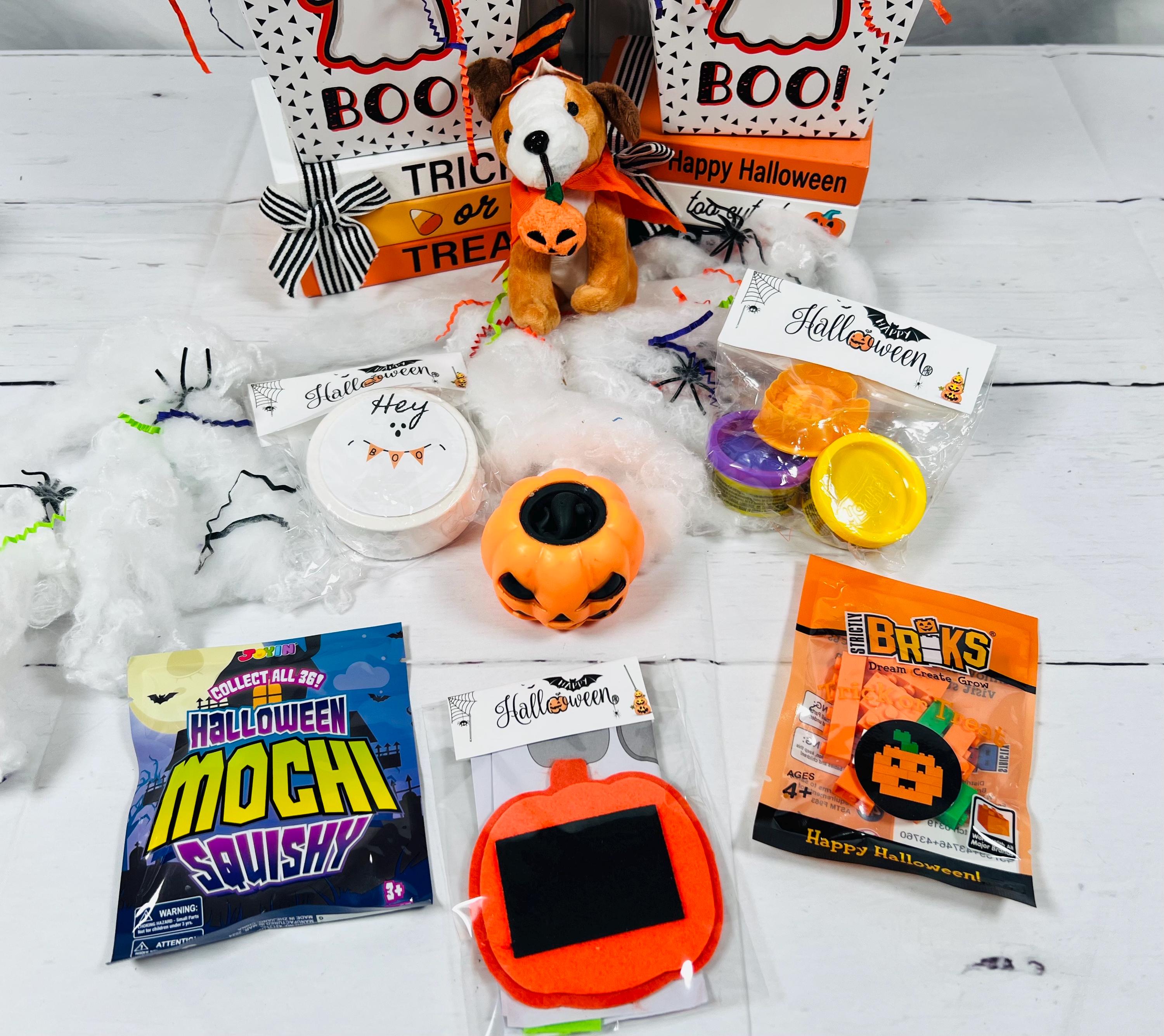 READY TO SHIP** Prefilled Halloween Boo Bucket: Stuffed Puppy, Squishy ...