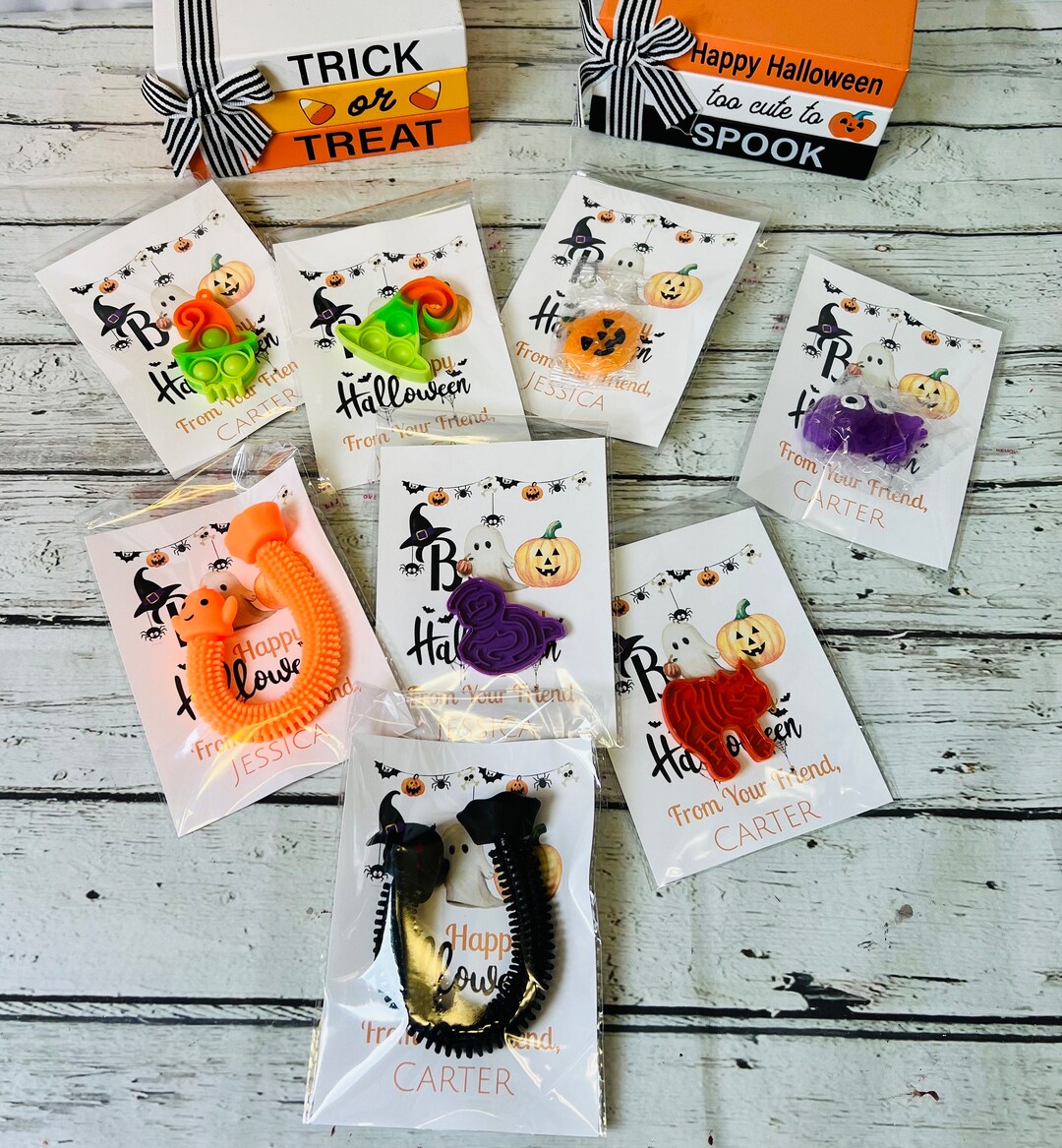 Ready to Ship*personalized Halloween Handout Trick or Treat Kids ...
