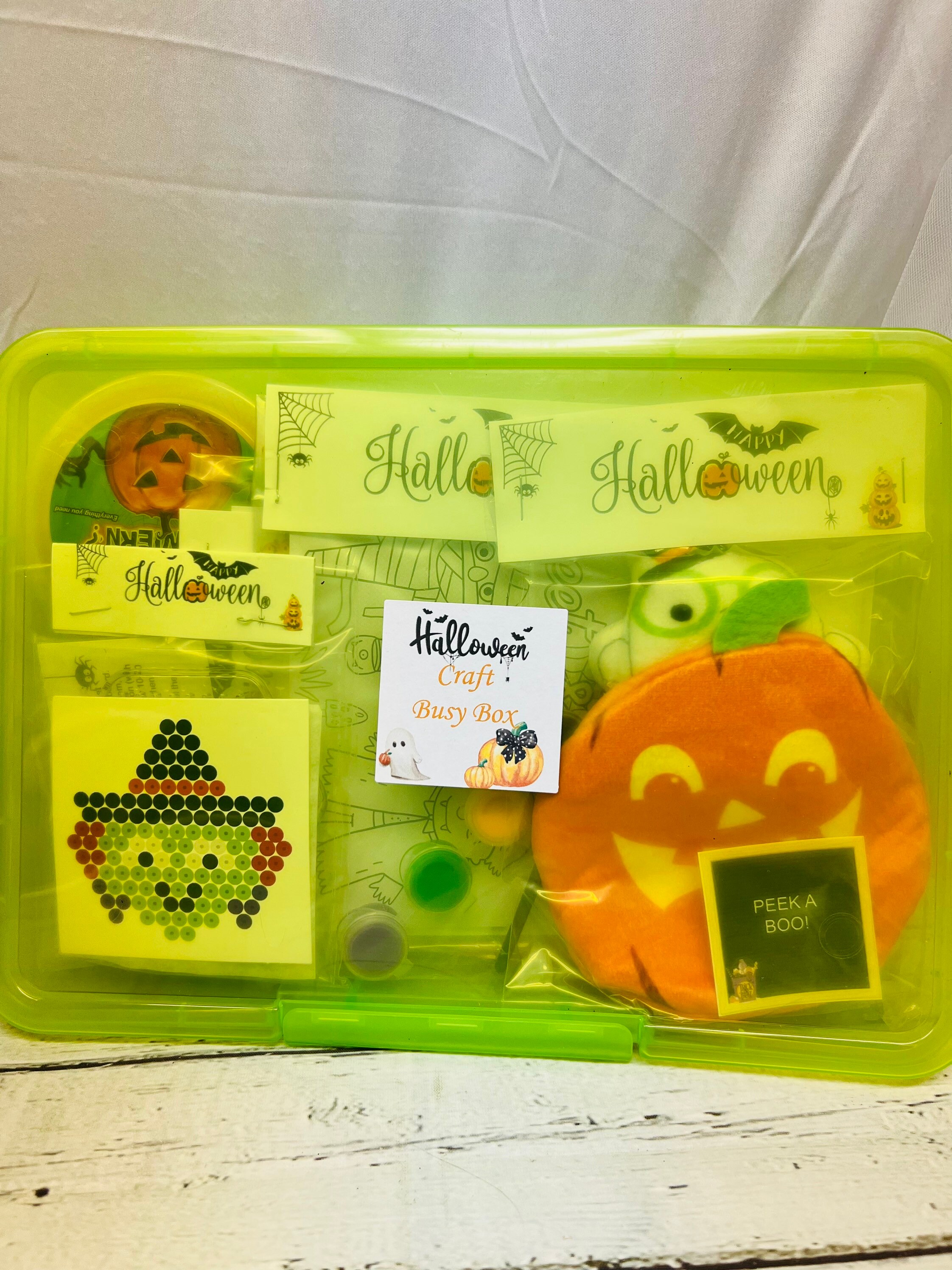 READY TO SHIP** Deluxe Halloween Craft Kit: Kids Activity Busy Box - Etsy