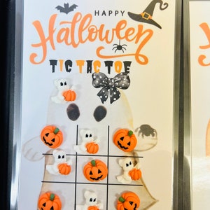 Ready to Ship*halloween Tic Tac Toe Kids Activity Kids Craft Halloween ...