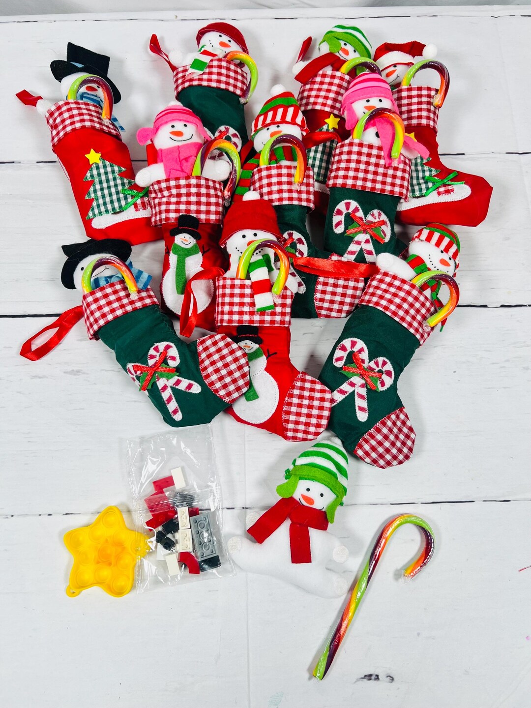 Christmas Stocking Party Favkrs for Kids - Classroom Handout - Holiday ...