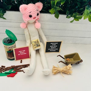 Three Little Pigs Elf Clothes Elf Doll Christmas Elf Prop Elf Activity ...