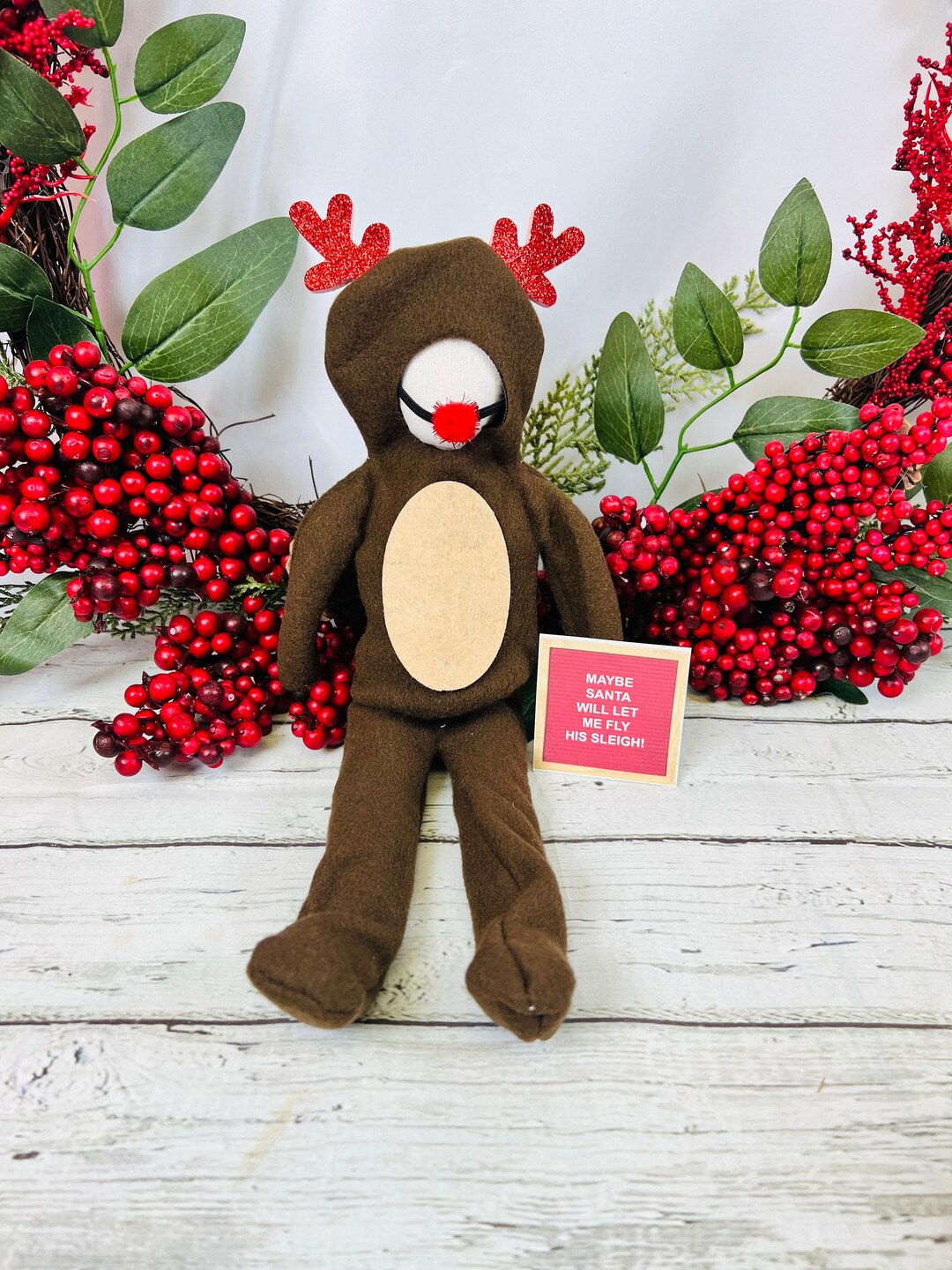 Rudolph Elf Night Elf Kit Christmas Elf Prop Nightly Elf Activity ...