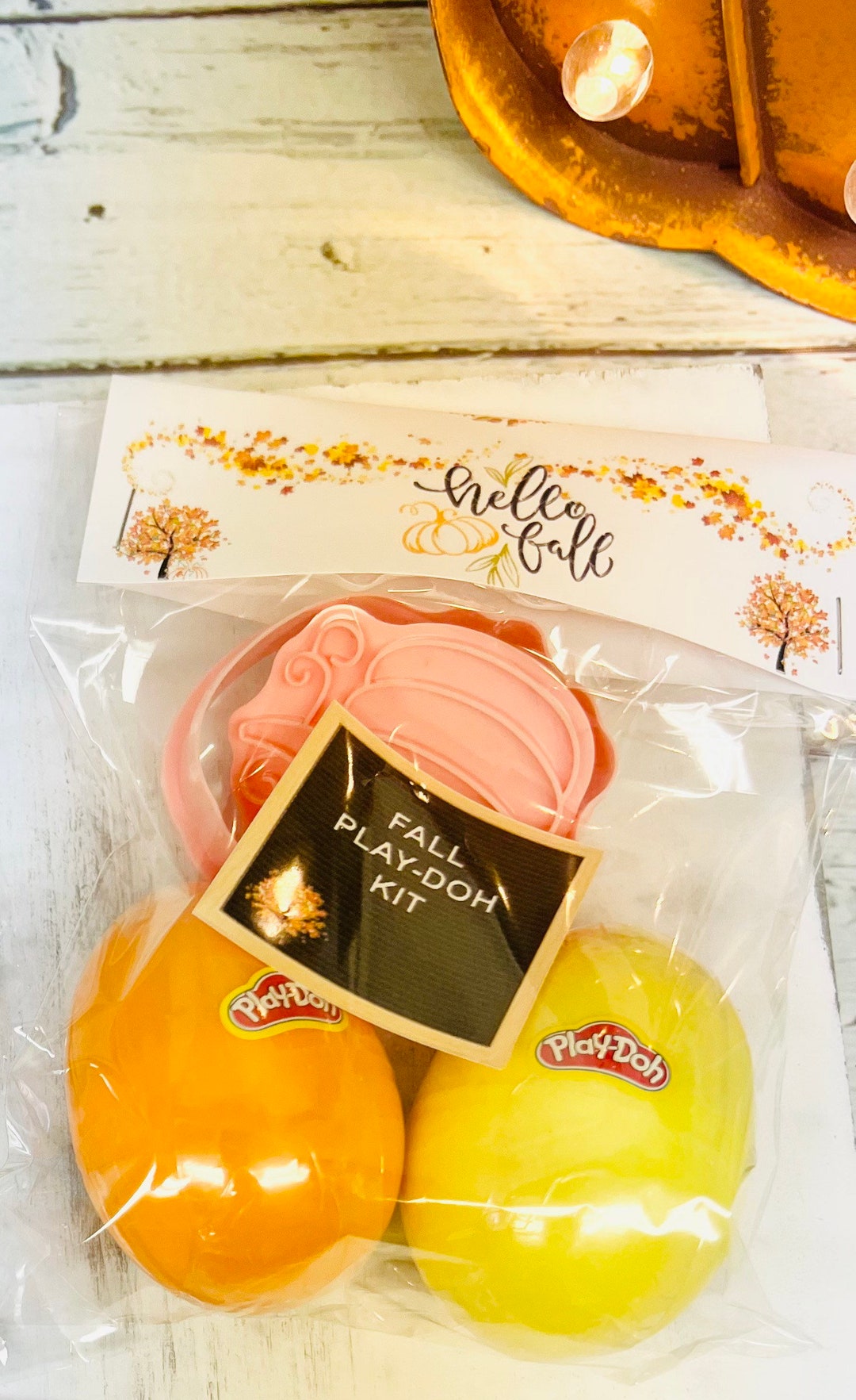 Fall Thanksgiving Play Doh Activity Kit Sensory Play Kids Activity for ...