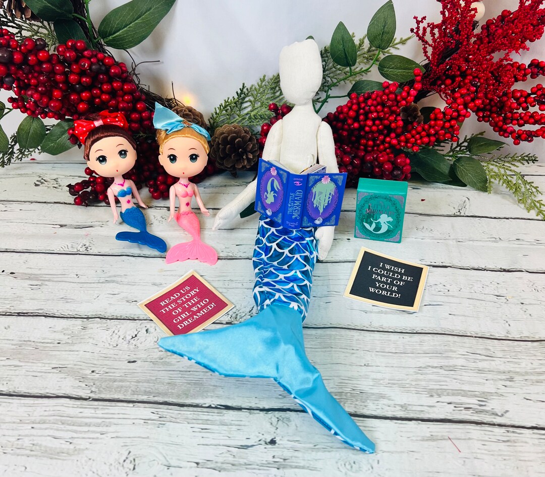 Mermaid Elf Christmas Elf Doll Elf Accessory Elf Prop Elf Mermaid Elf ...