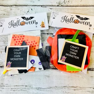 Craft Your Own Monster Halloween Handout Trick or Treat Halloween ...
