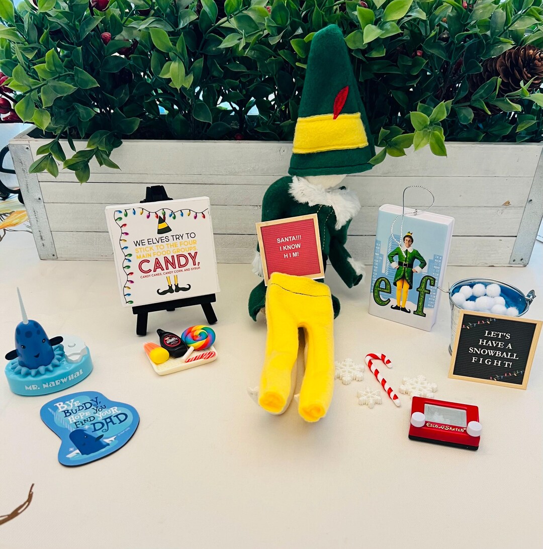 Buddy Elf the Movie Nightly Elf Kit Elf Props Elf Activity Set Santa ...