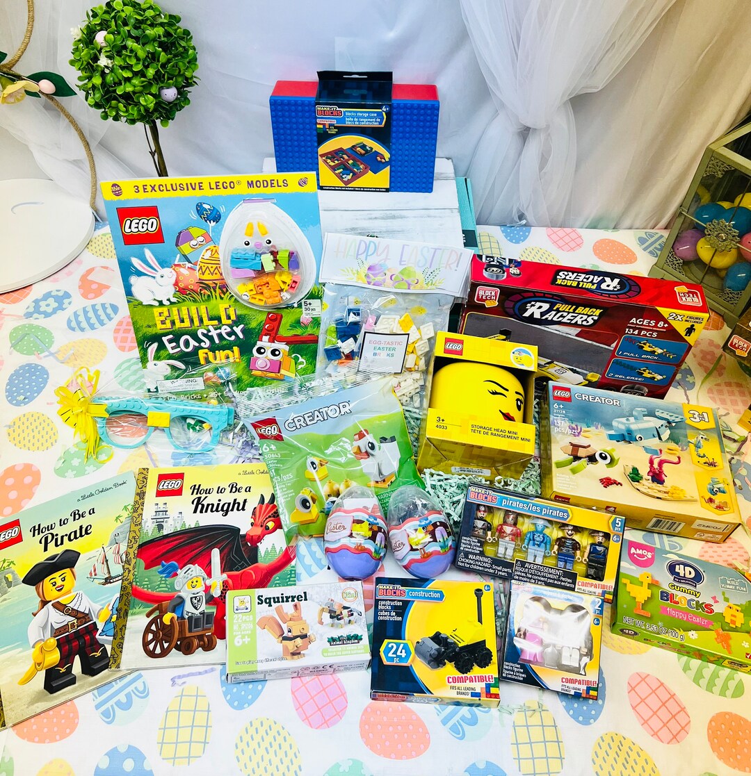 16 Piece Prefilled Lego Gift Basket Birthday Gift Christmas Gift Easter ...