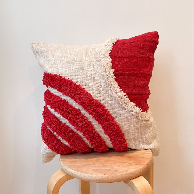 Red Throw Pillow - Etsy
