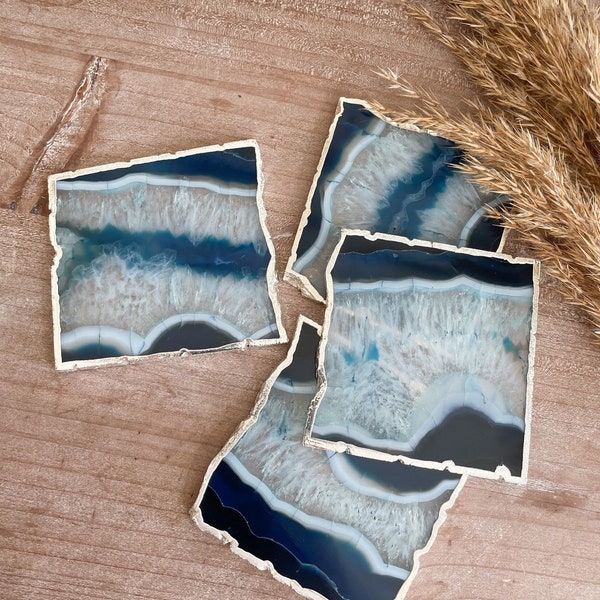 Blue Coasters - Etsy