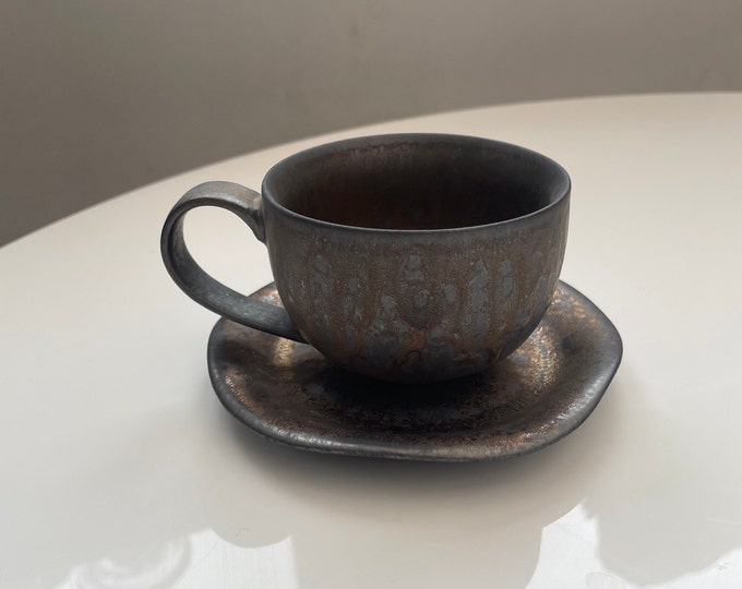 Japanese Style Cup and Saucer Set Vintage Classic Cup and - Etsy