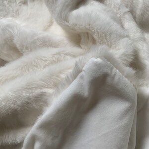 White Faux Fur Throw, White Throw Blanket, Throw Bed & Sofa ...