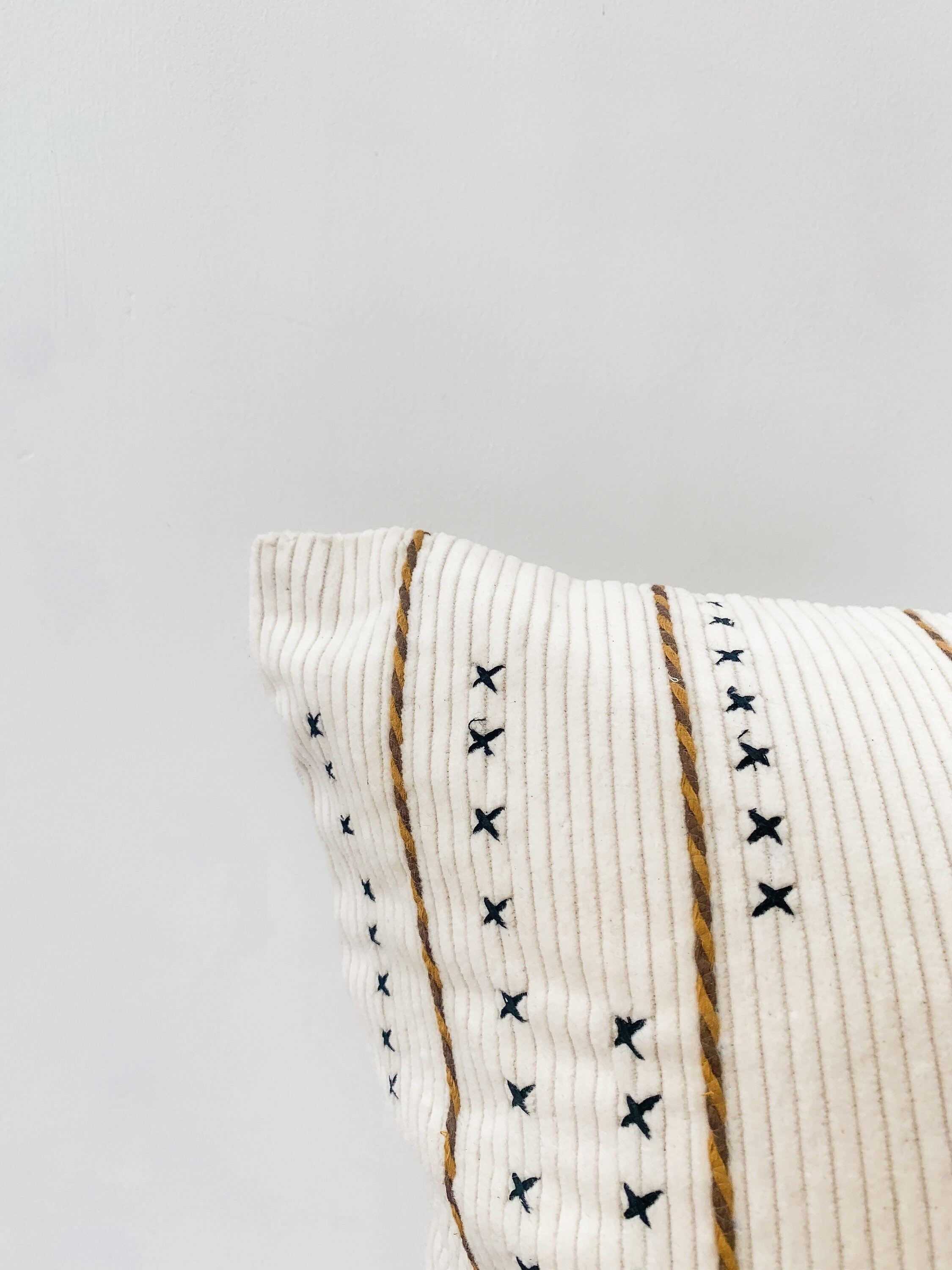 Beige Bohemian Cushion Cover Beige Throe Pillow Black - Etsy