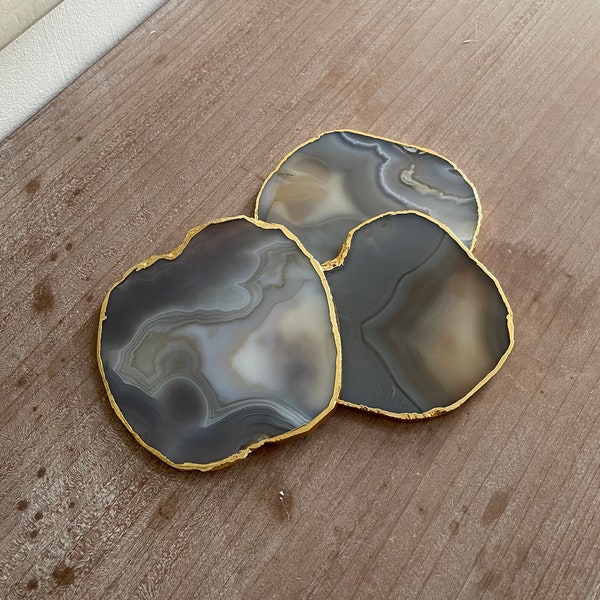 Gray Coasters - Etsy