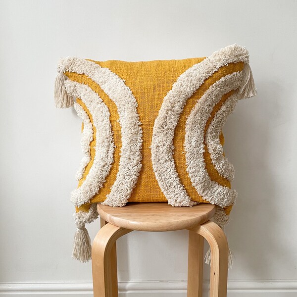 Tufted Cushion - Etsy UK