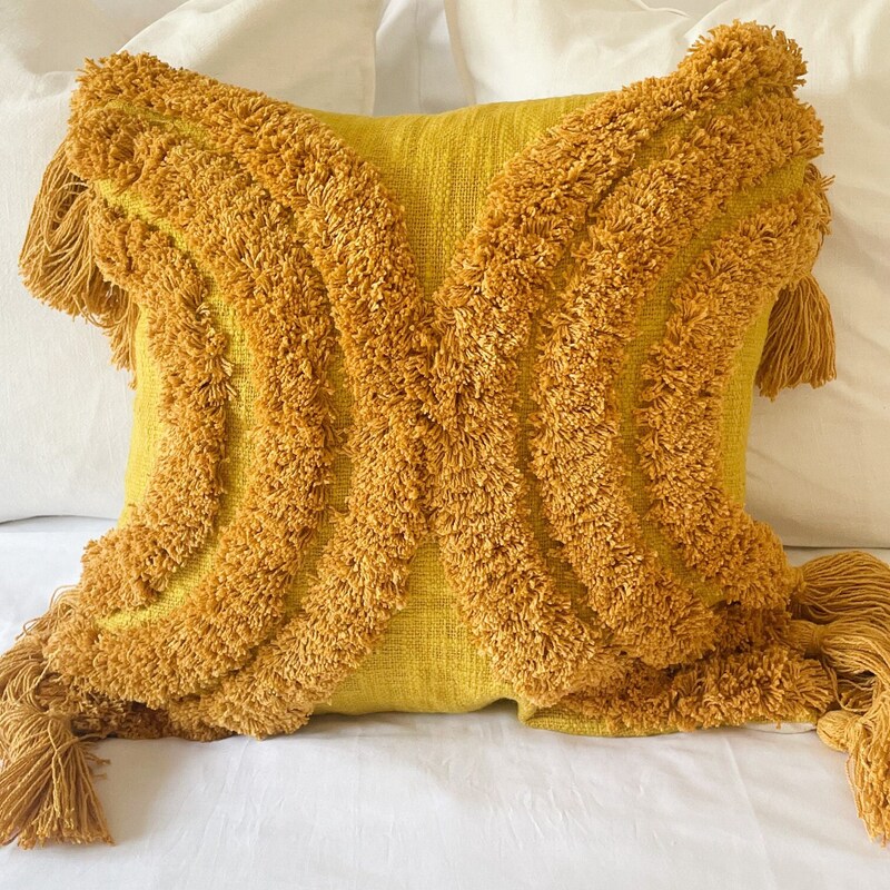 Mustard Yellow Pillow - Etsy
