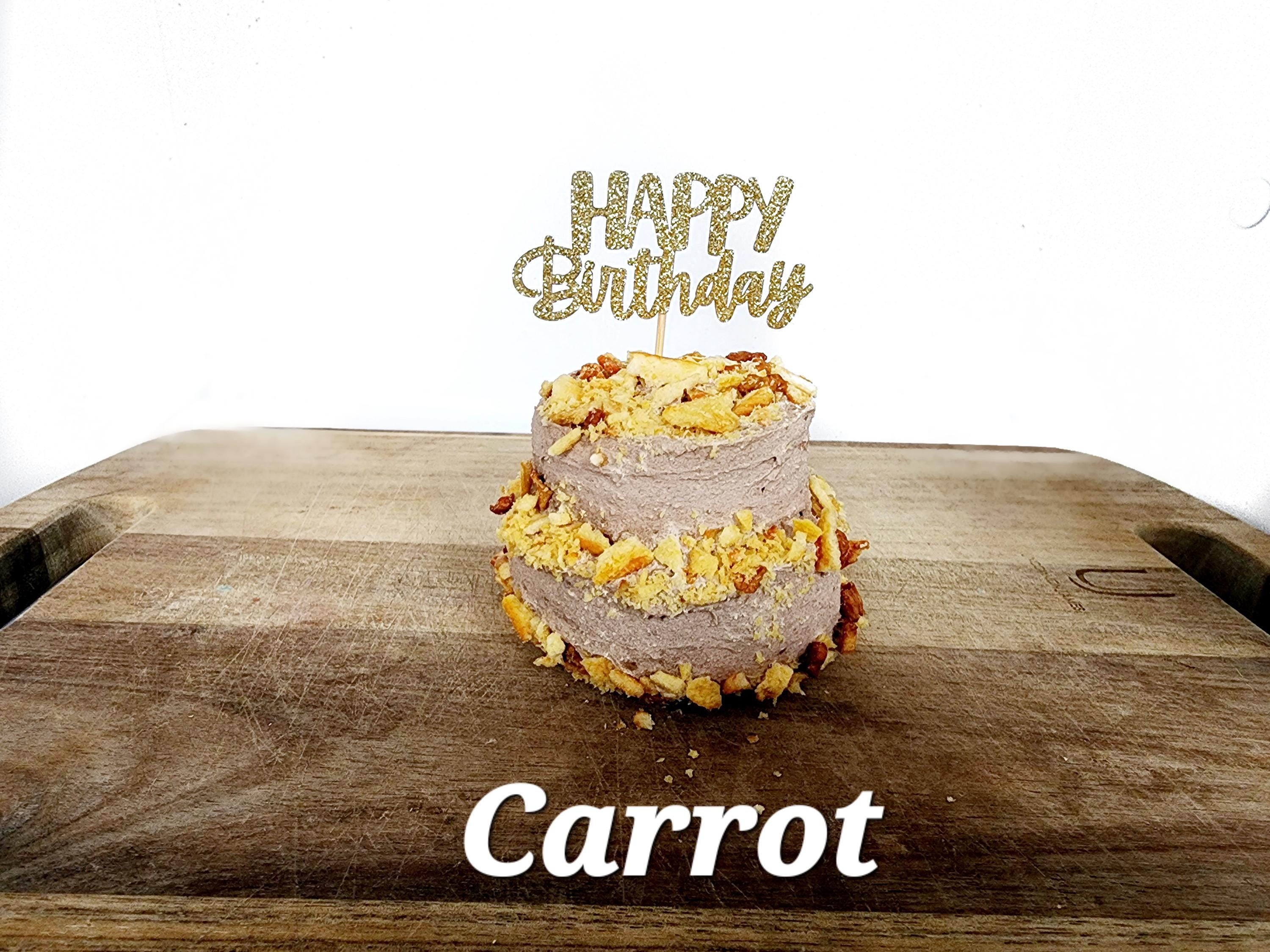 Double Tiered Cake + Sunflower Logs, Loofah Flagels and Macaroons - Etsy