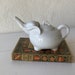Vintage French White Porcelain Elephant Teapot - Etsy