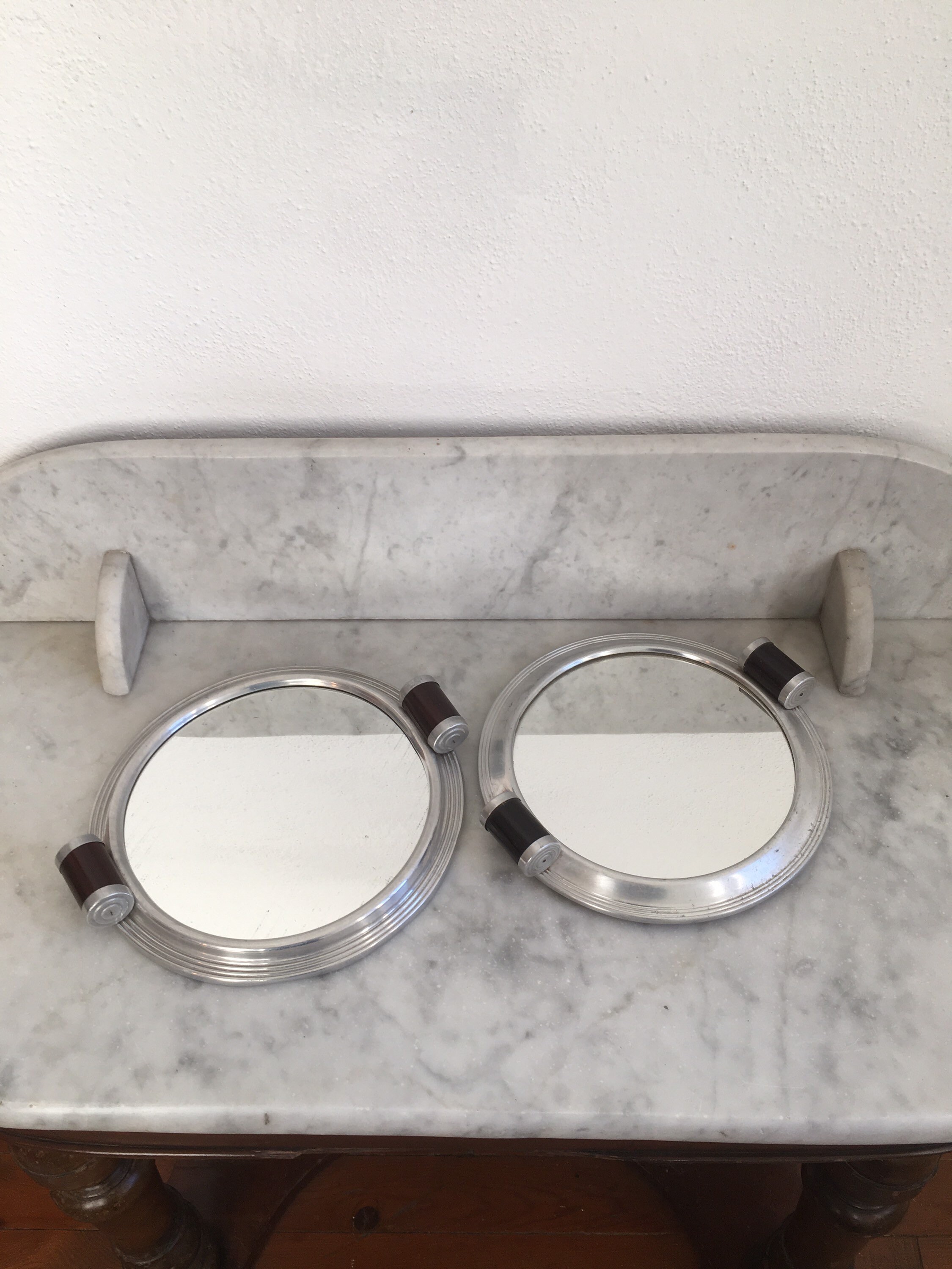 Pair of French Art Déco Mirrored Cocktail Trays - Etsy