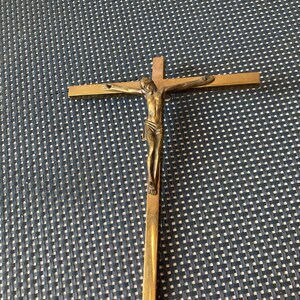 Vintage French Modernist Bronze Crucifix by Robert Mermet - Etsy