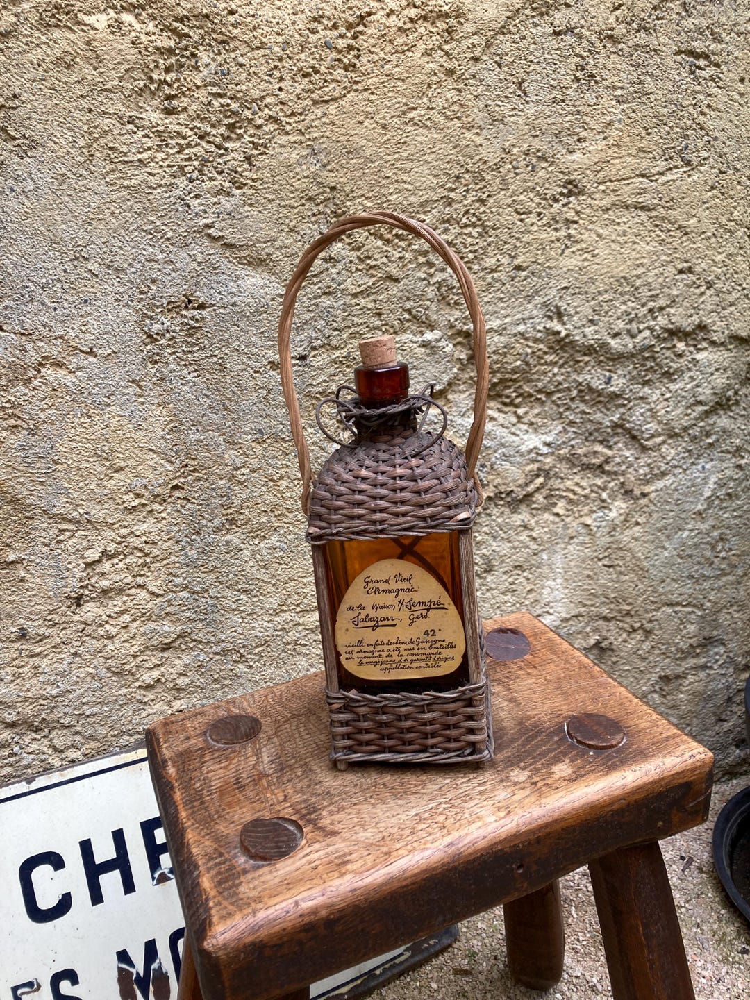 Vintage Armagnac Decanter Music Box - Etsy