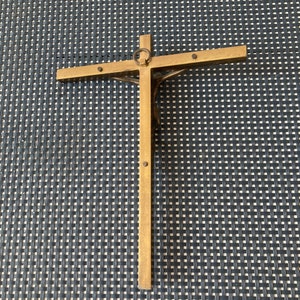 Vintage French Modernist Bronze Crucifix by Robert Mermet - Etsy