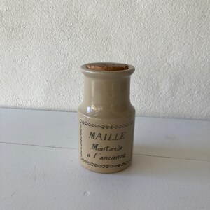 Vintage French Maillé Mustard Stoneware Jar With Cork - Etsy