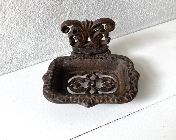 Antique French Cast Iron Soap Holder Soap Dish - Etsy