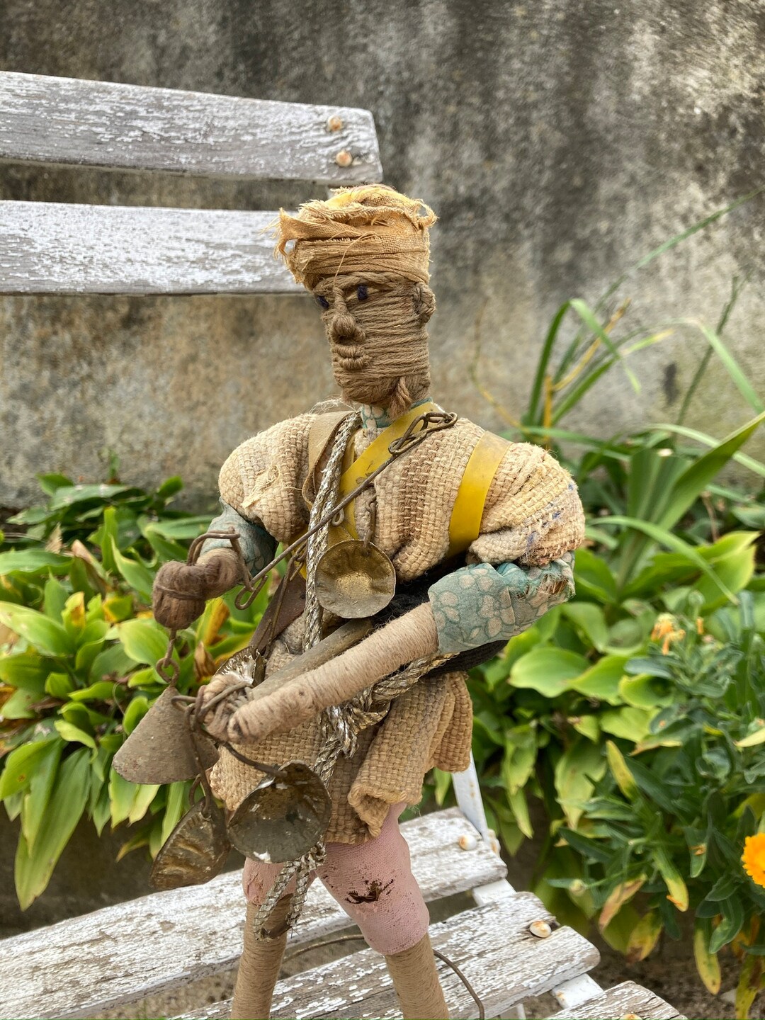 Vintage Folk Art Figure North African Folk Art Model - Etsy