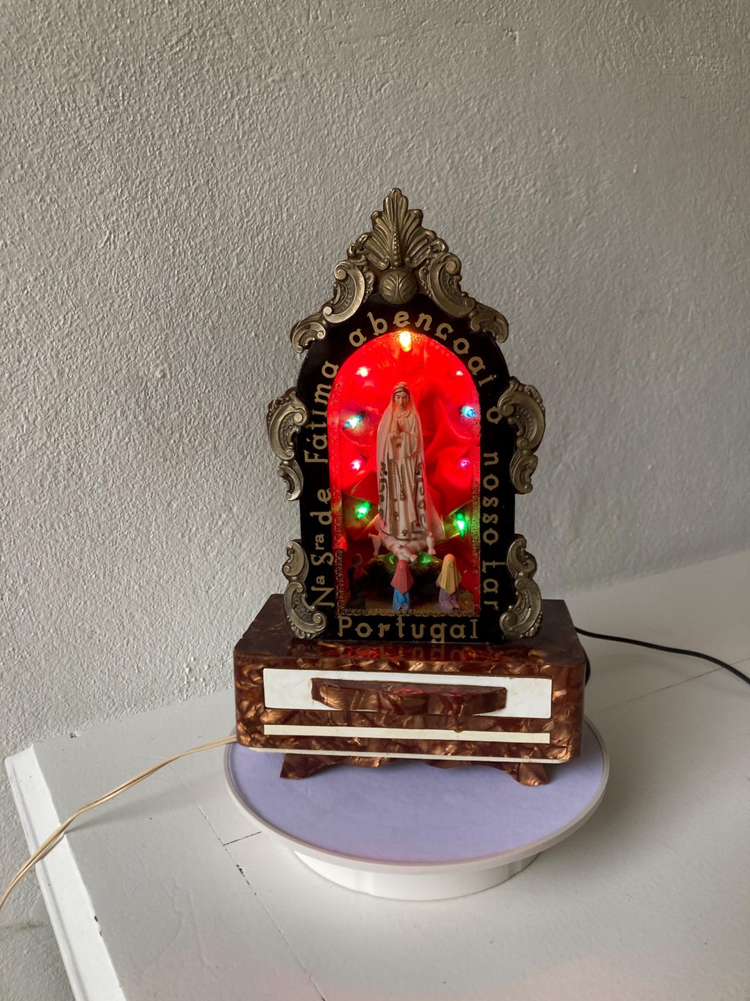 Our Lady of Fatima Religious Oratory Home Altar Music Box - Etsy