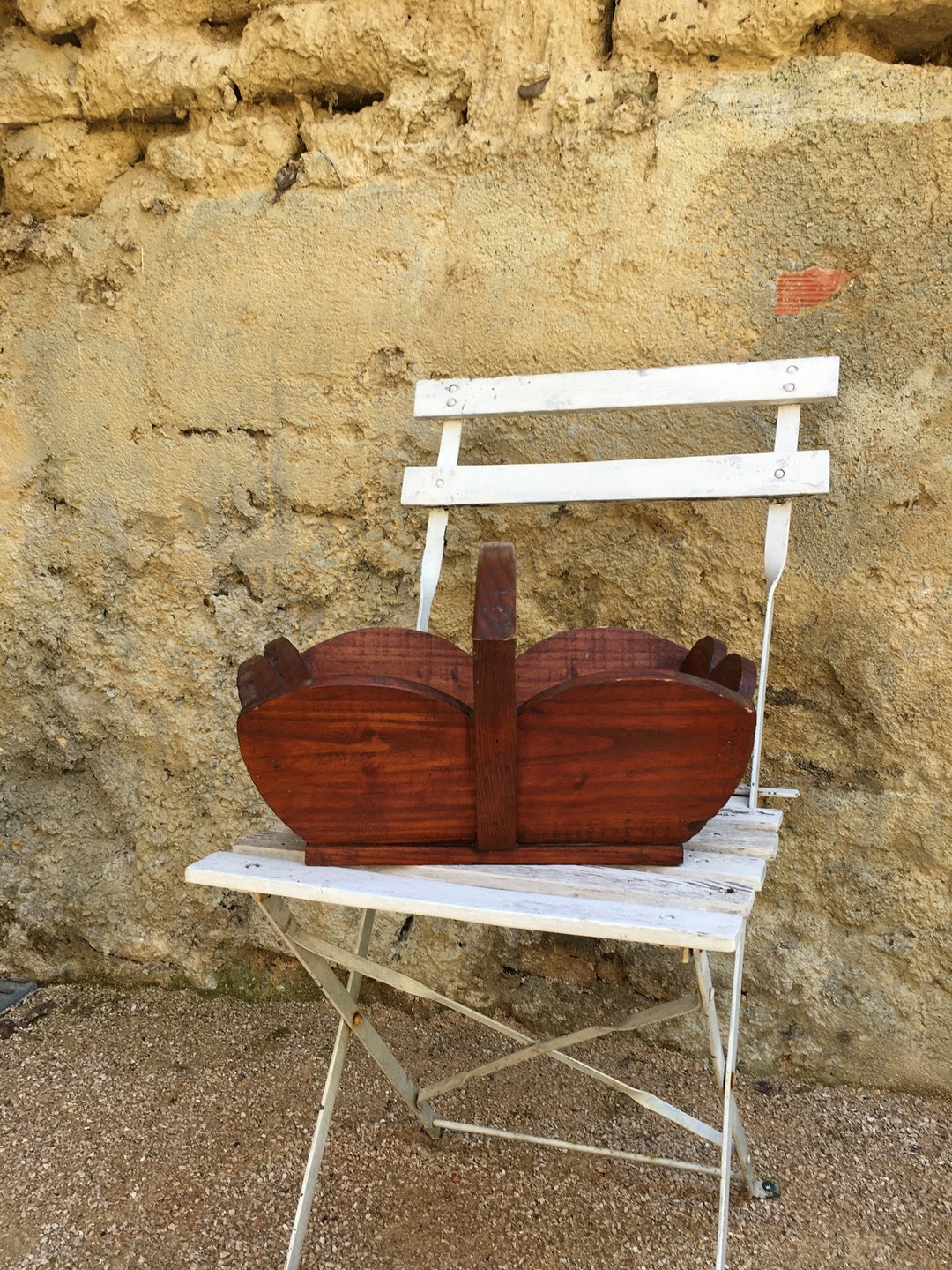 Vintage Scratch Built Wooden Trug - Etsy