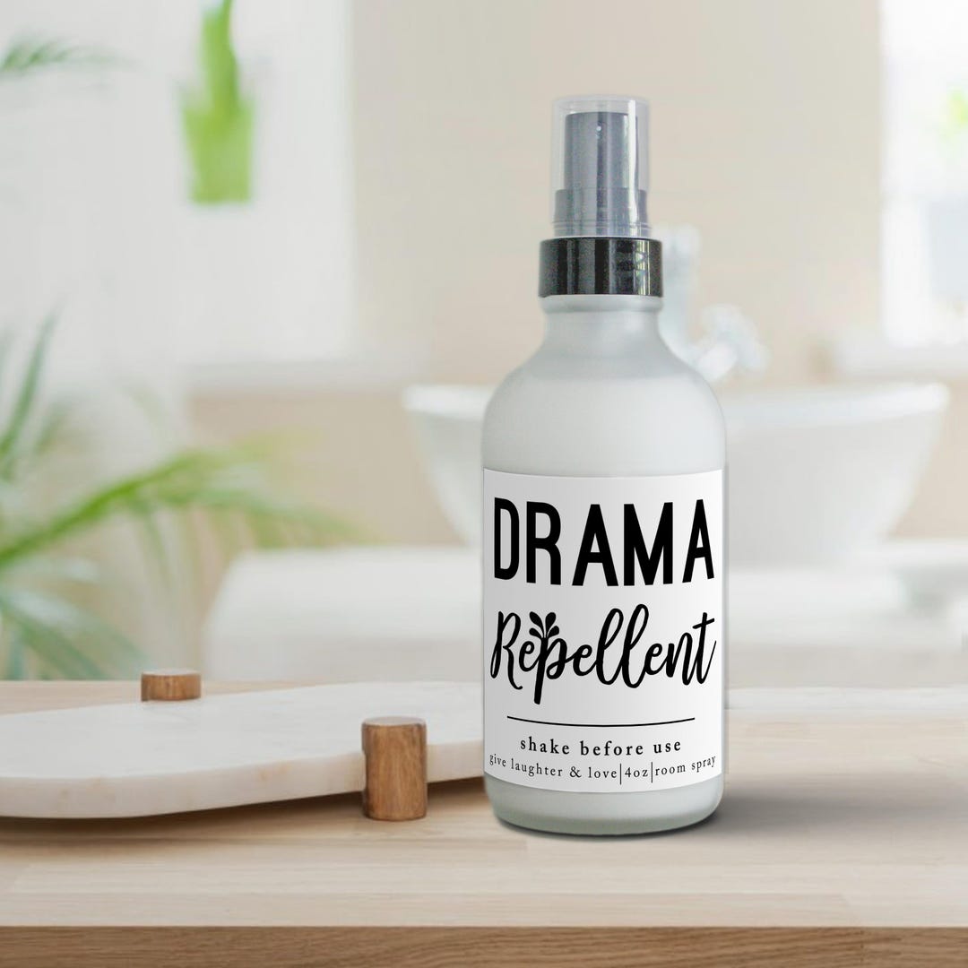 Drama Repellent Room Spray: Linen, Bathroom, Car Freshener (4 Oz) - Etsy