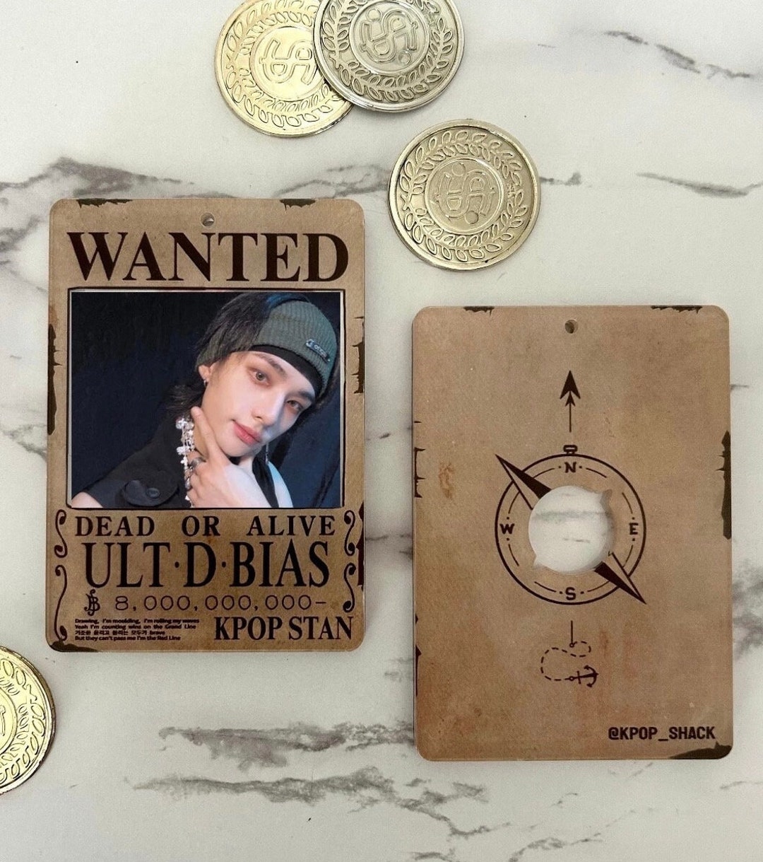 Stray Kids Rockstar LALALA X One Piece Inspired Kpop Idol Photocard ...