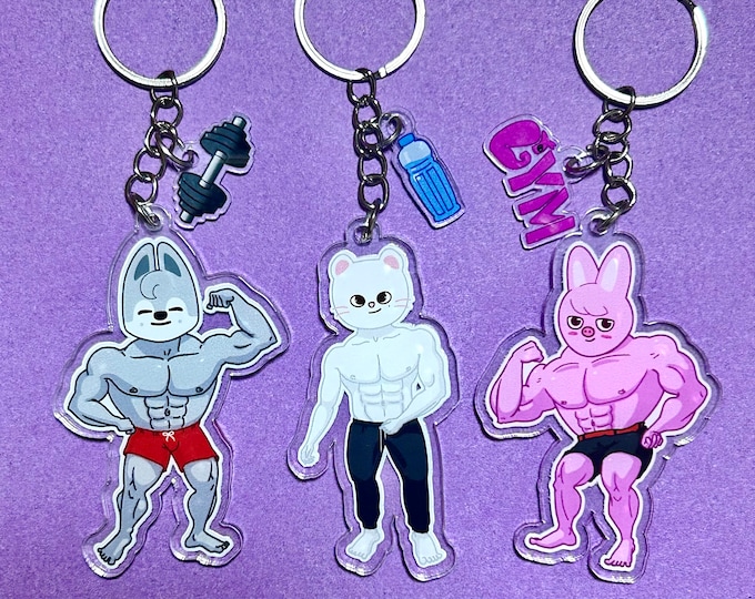 Straykids Buff Skzoo Keychain V2 - Adorable & Durable K-pop Accessory ...