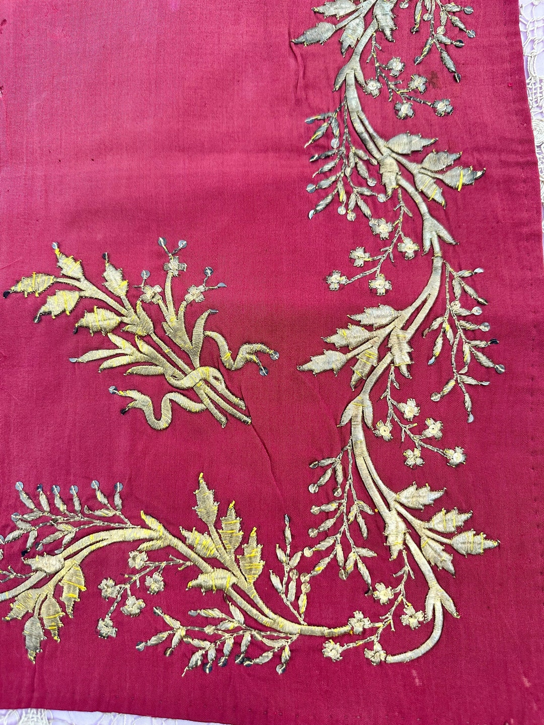 Reserved Ottoman Embroidery Panel - Etsy