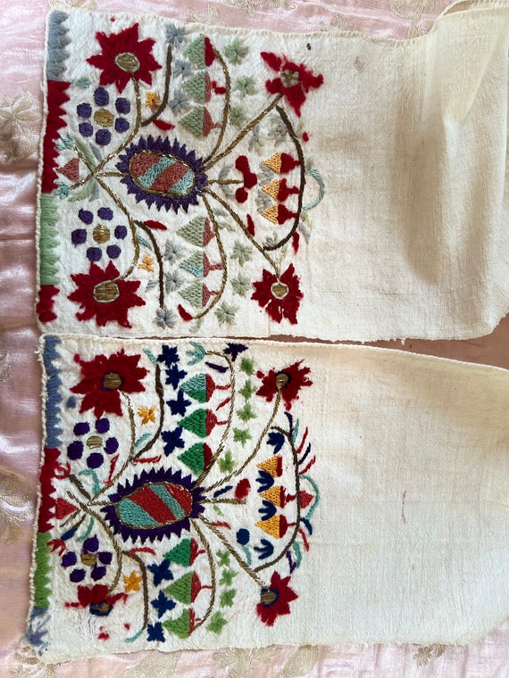 Antique Ottoman Embroidery Sash - Etsy