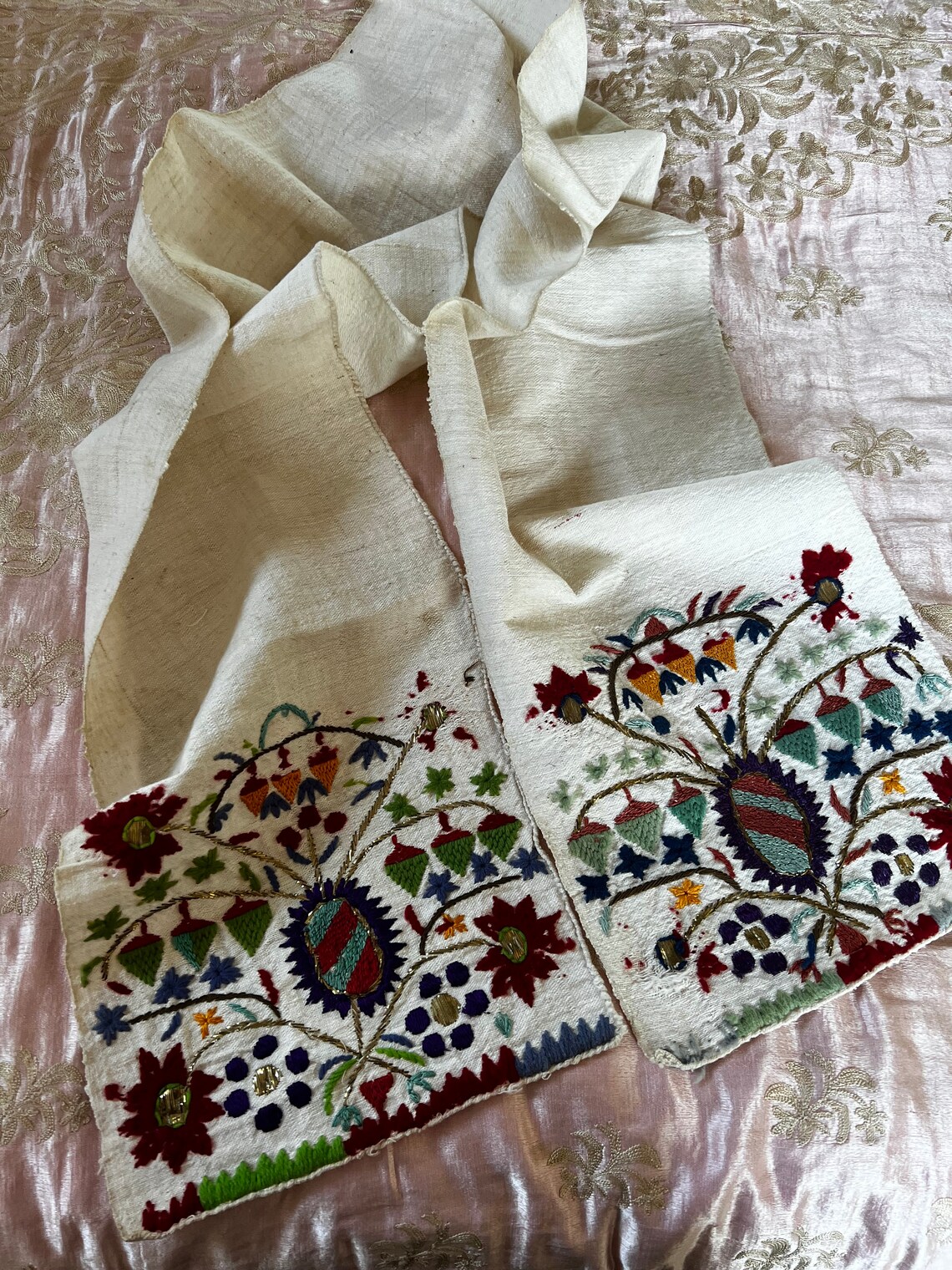 Antique Ottoman Embroidery Sash - Etsy