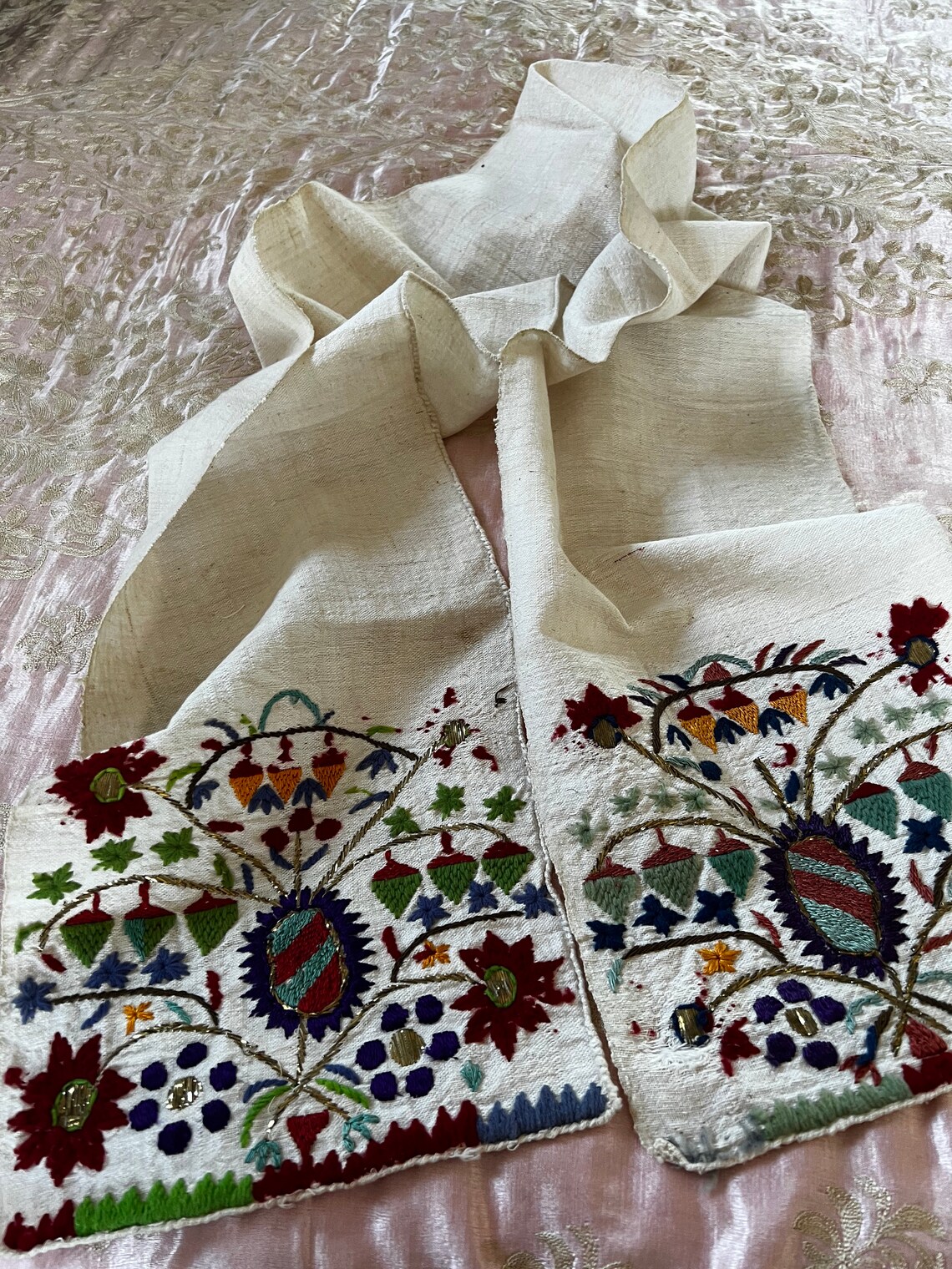 Antique Ottoman Embroidery Sash - Etsy
