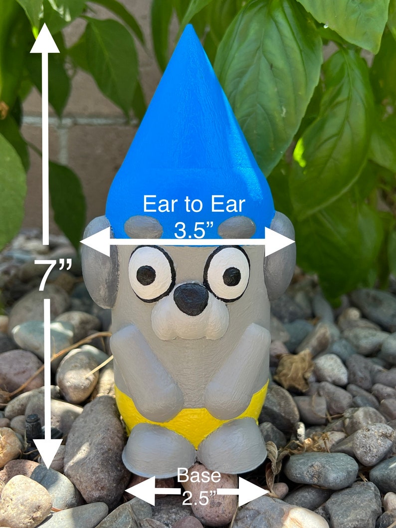 Hand Painted Dog Gnome Jeremy - Etsy