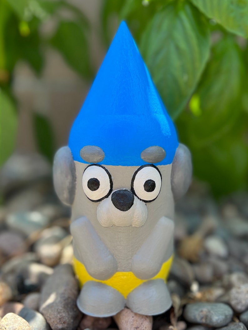 Hand Painted Dog Gnome Jeremy - Etsy